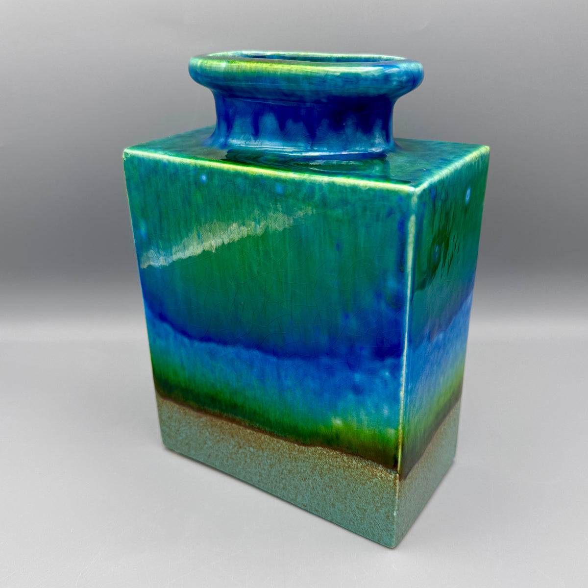 Vaso Rosenthal Netter Blu Rimini design ceramica Italia 1970 ca (2 ...