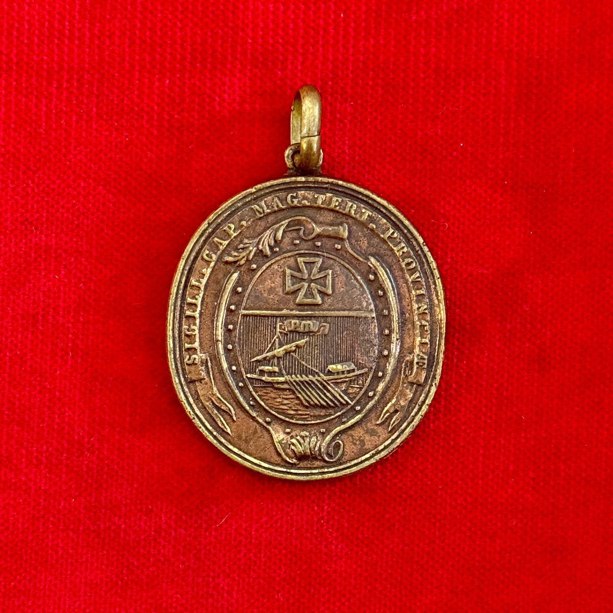 Medaglia Capitano di Marina Sigill. Cap. Mag. Tert. Provinciae Italia ...