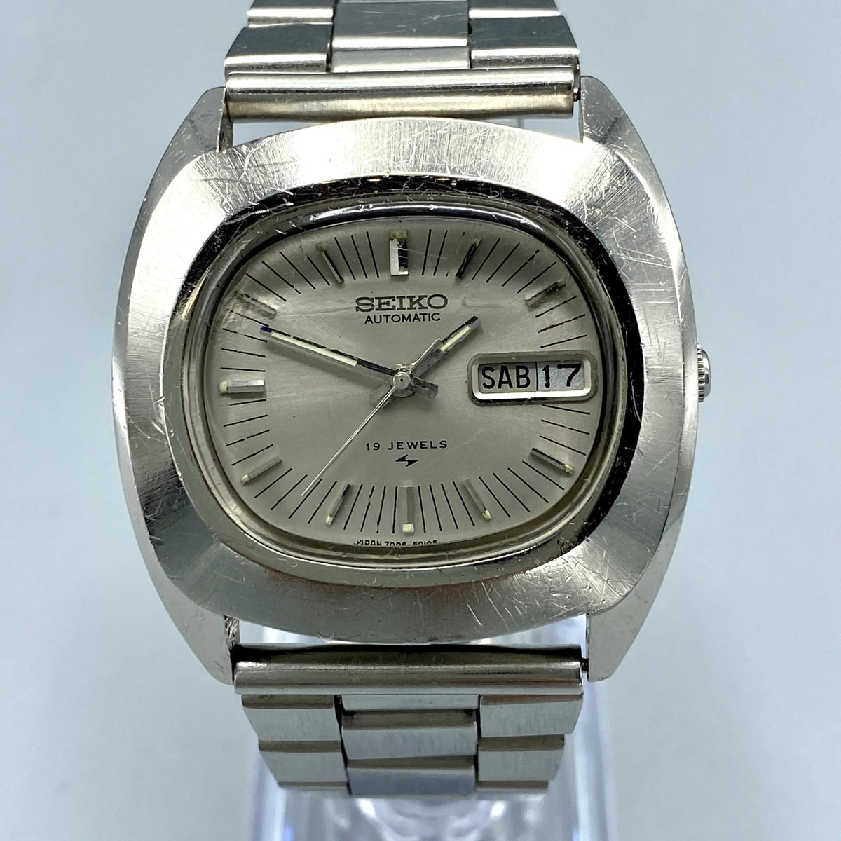 Seiko 7006-5000 orologio automatico acciaio 38 mm Japan 1970 ca ...