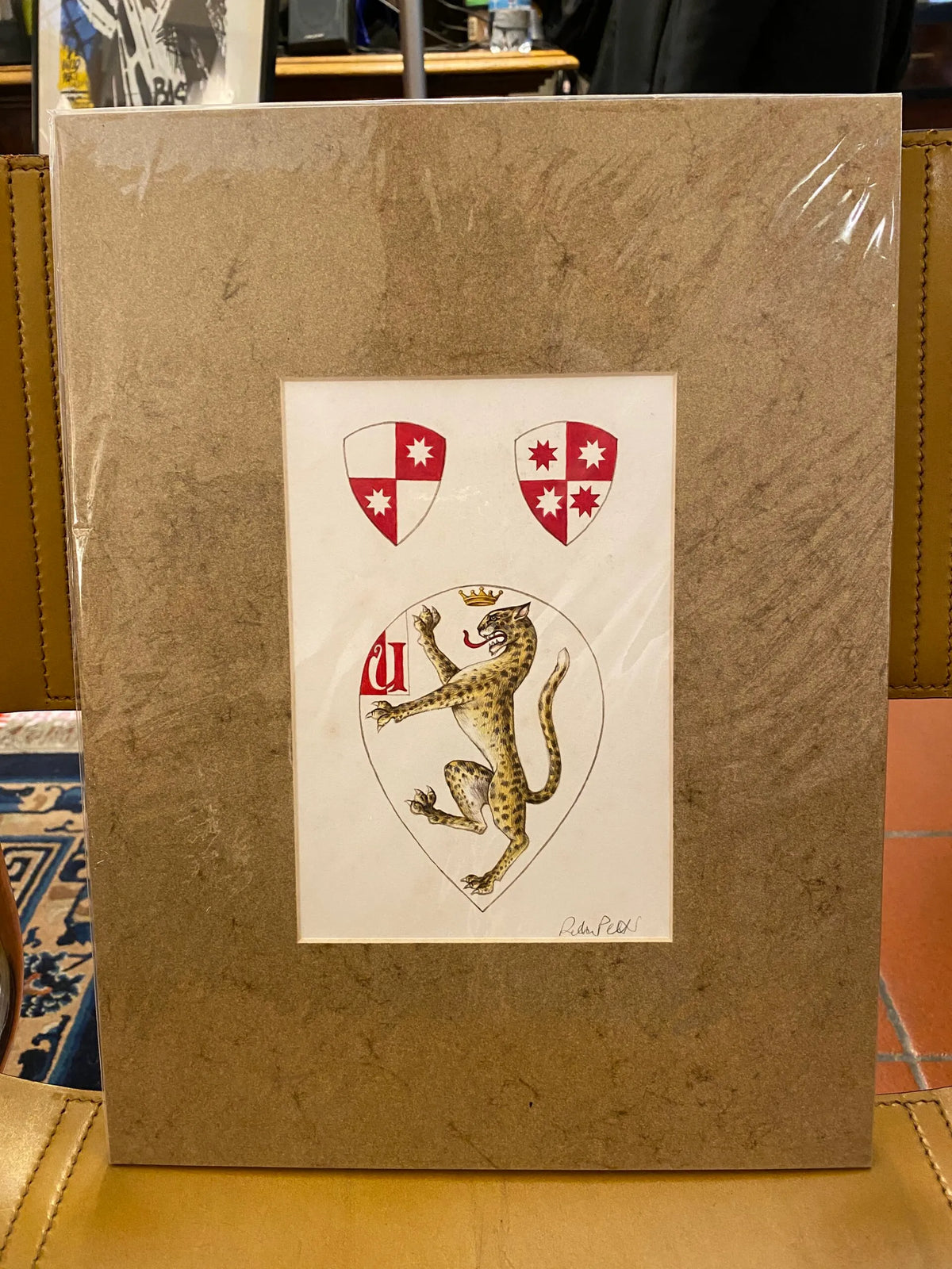 Rita Petti – “Stemmario Senese – Contrada della Pantera” – bozzetto pr ...