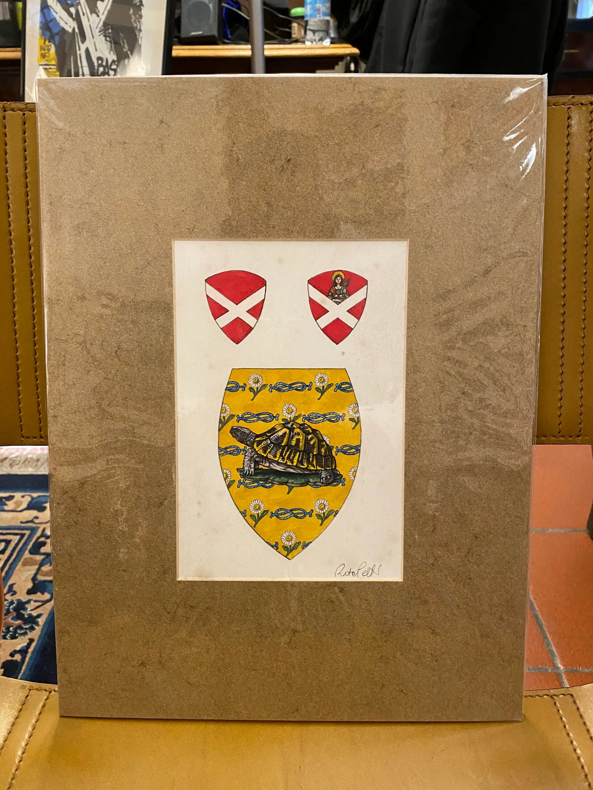 Rita Petti – “Stemmario Senese – Contrada della Tartuca” – bozzetto pr ...