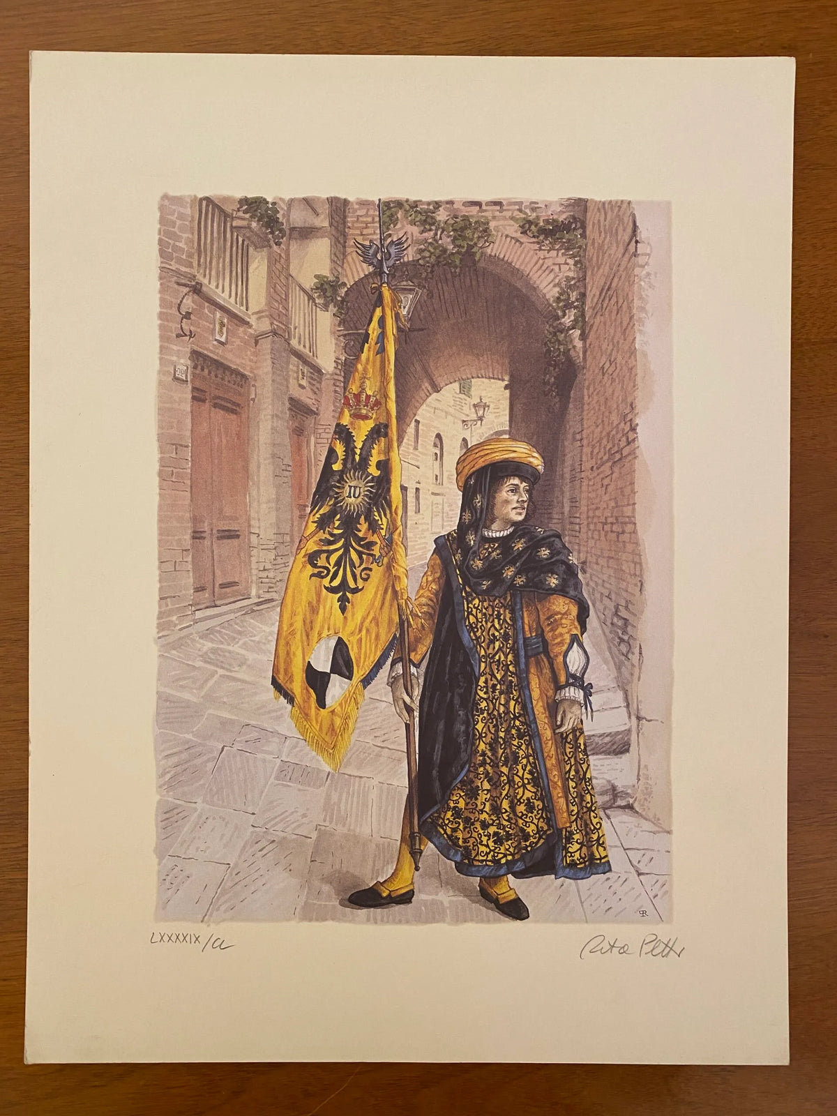 Rita Petti – “Intime Livree – Nobile Contrada dell’ Aquila” – litograf ...