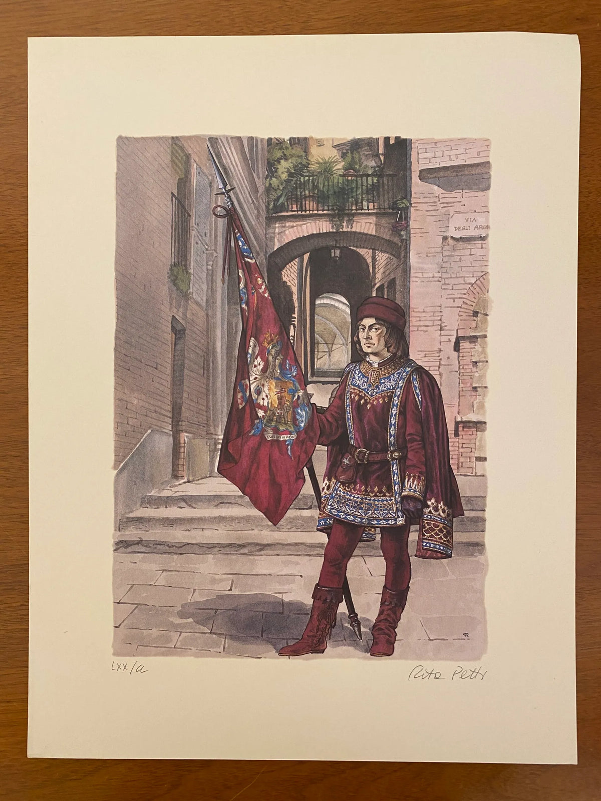 Rita Petti – “Intime Livree – Contrada della Torre” – litografia numer ...